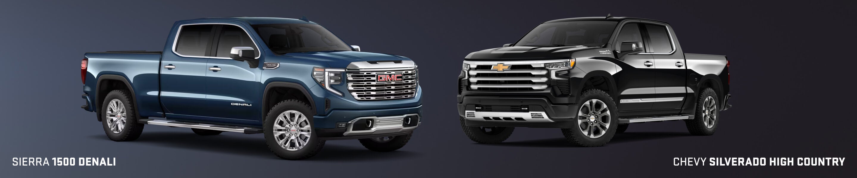 GMC Sierra Denali Vs. Chevy Silverado High Country Showdown