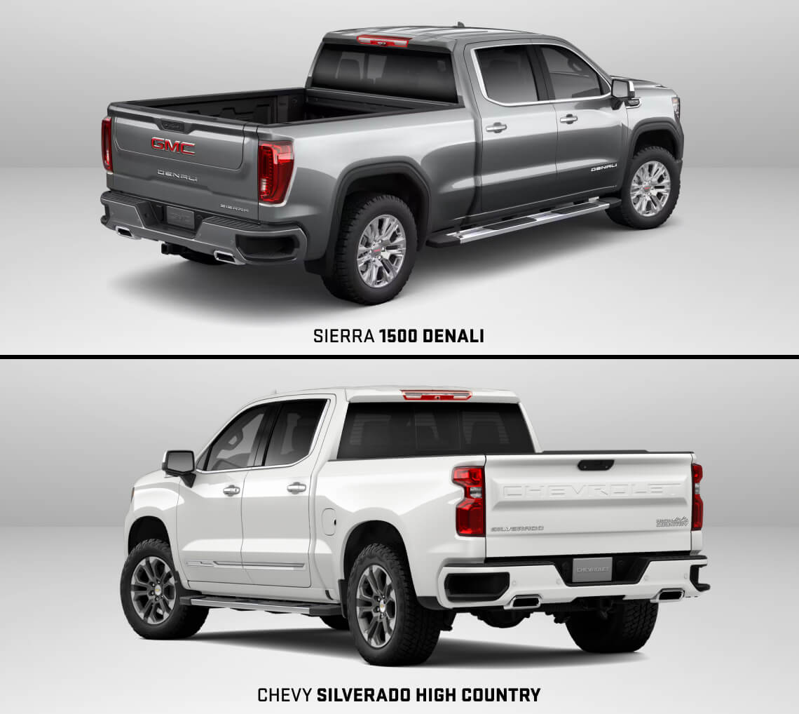 GMC Sierra Denali Vs. Chevy Silverado High Country Showdown