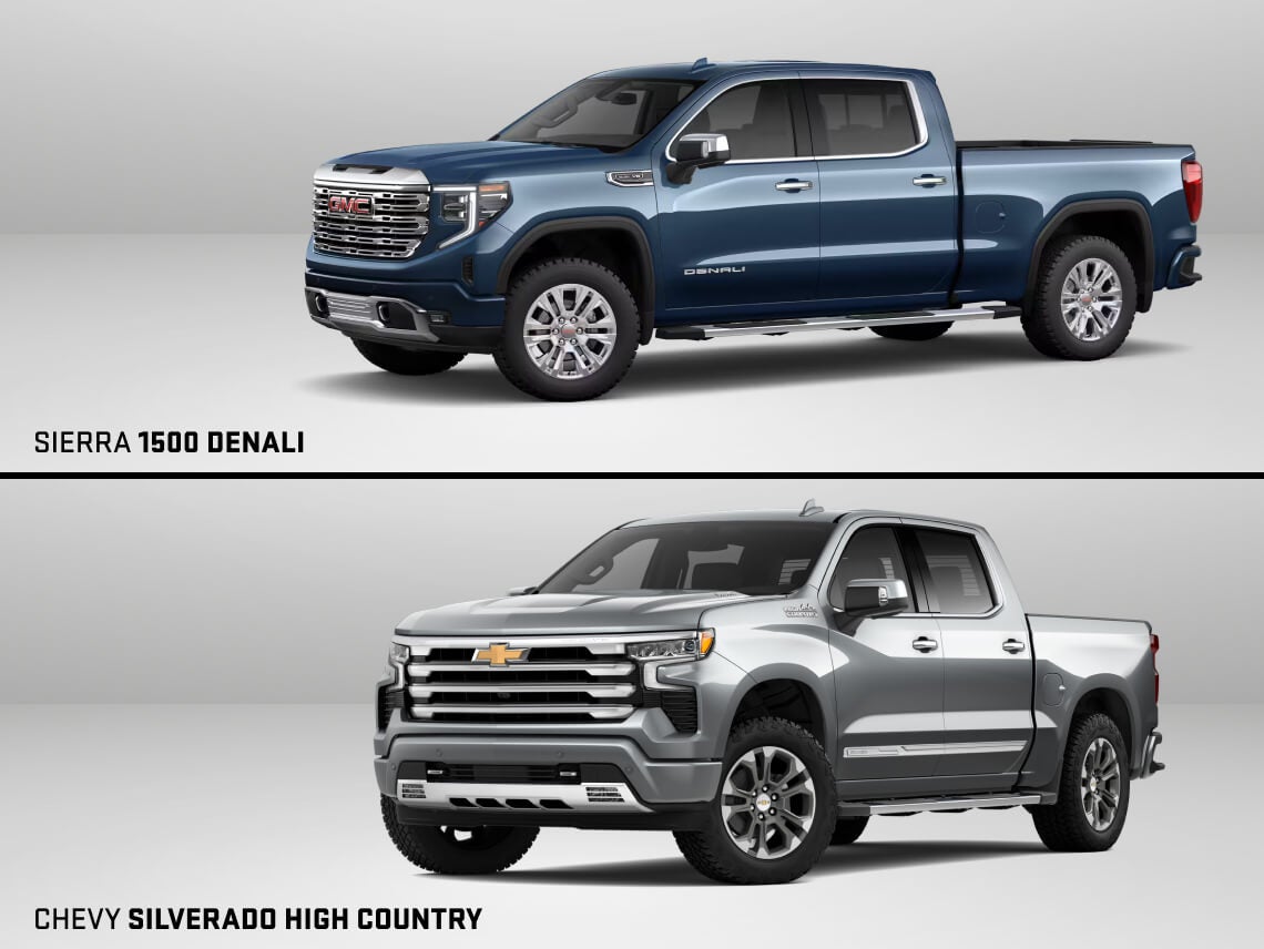 GMC Sierra Denali Vs. Chevy Silverado High Country Showdown